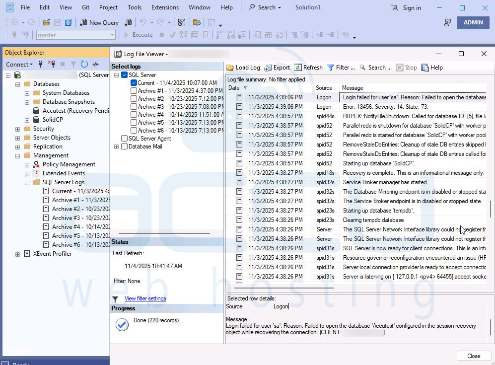 How to fix MS SQL Server Database in Recovery Pending Mode ...