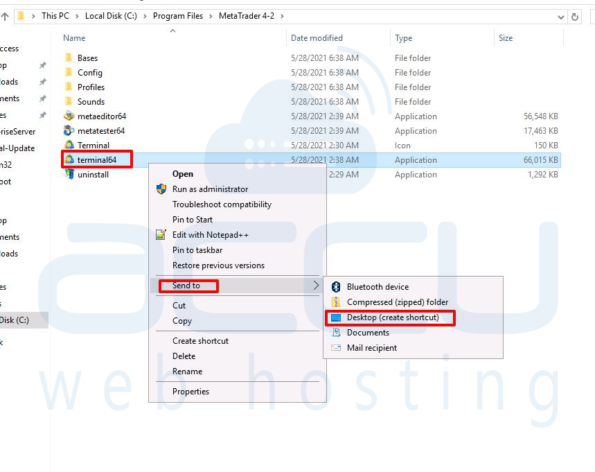 How To Install Multiple Metatrader Terminals Mt4 Or Mt5 On The Server Forex Vps Hosting