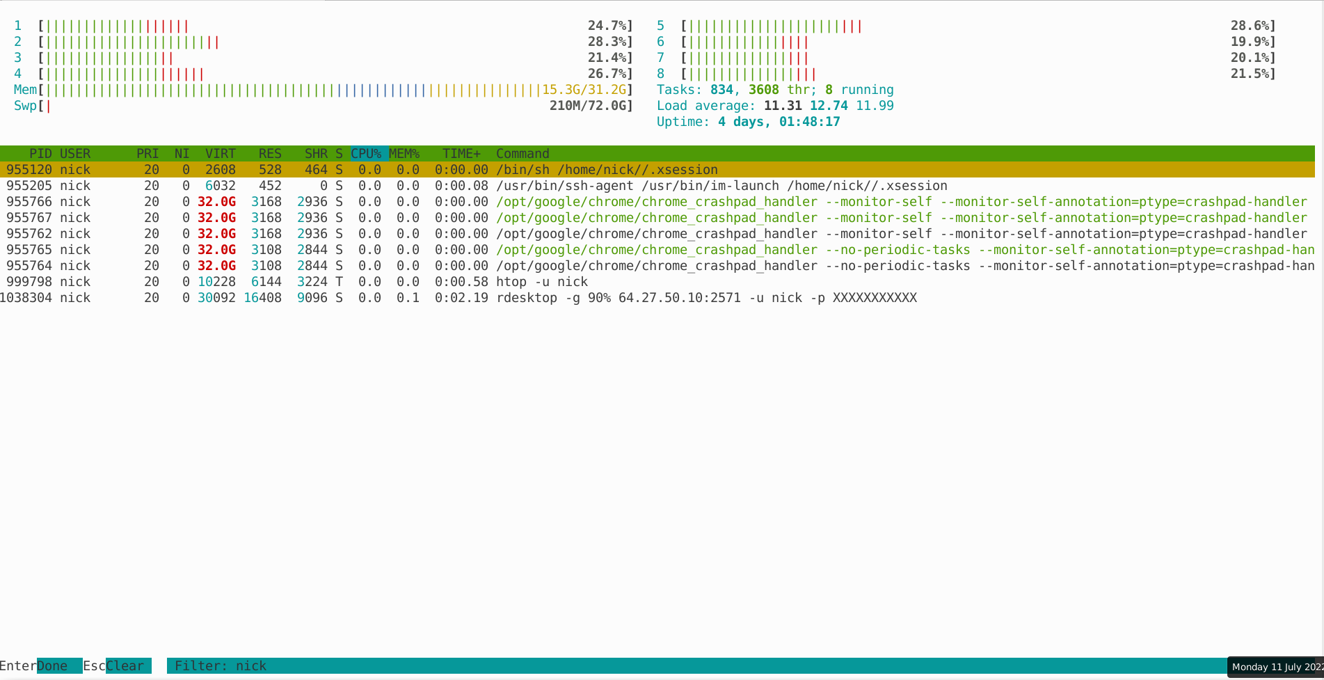 How To Check The Running Processes Of A User From The Command Line Linux Commands Accuweb