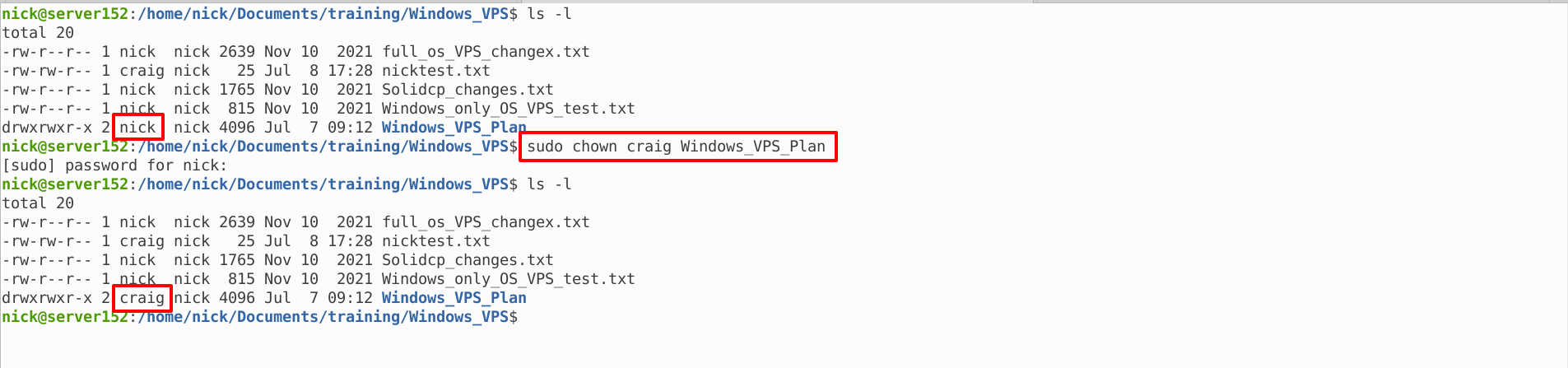 What is the use of chown command? - AccuWebHosting