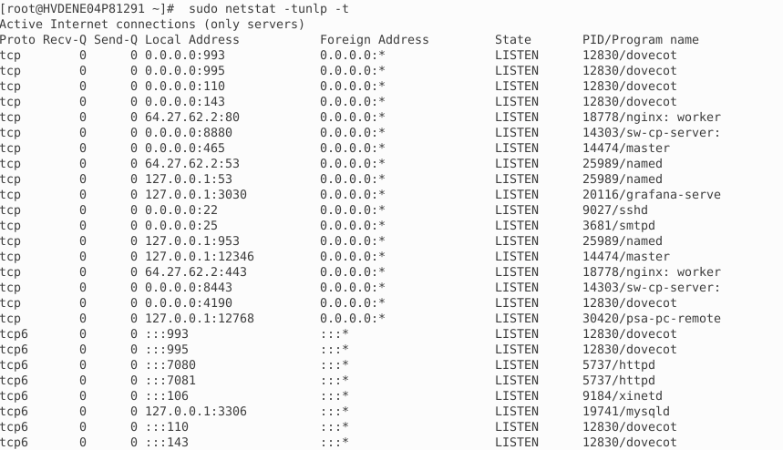 How To List Down All Listening Ports In Linux? - Knowledgebase ...