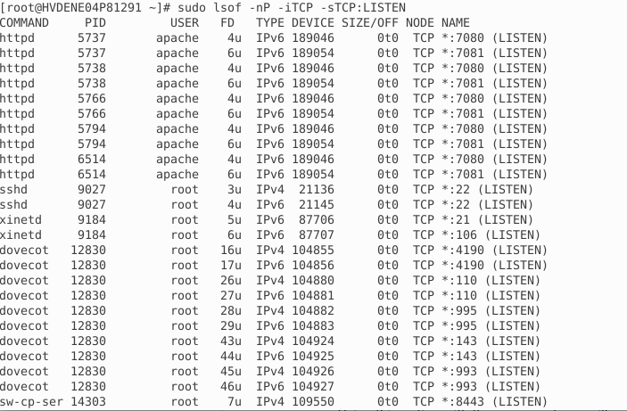 How To List Down All Listening Ports In Linux? - Knowledgebase ...