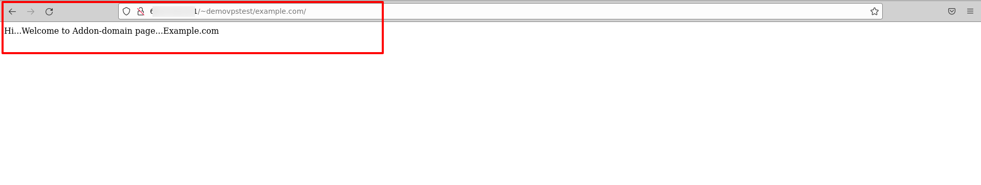 How To Access The Addon Domain Using A Temporary Url Cpanel And Whm Tutorials Accuweb Help Center