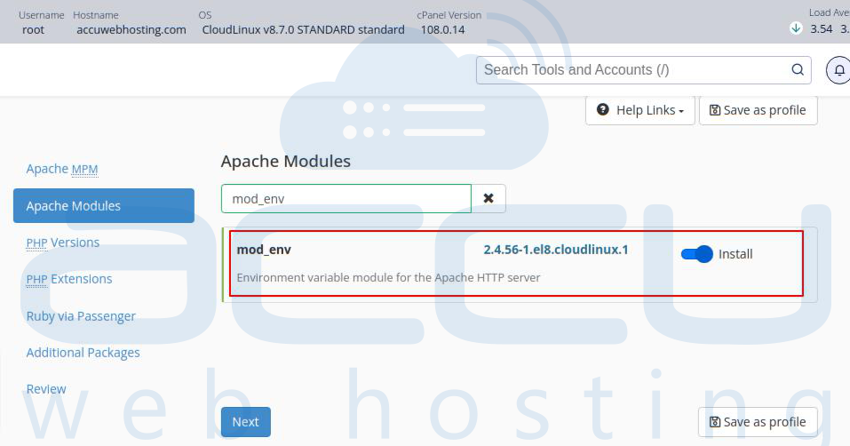 How To Install Nodejs On Cpanel Server Via Whm Cpanel And Whm Tutorials Accuweb Help Center