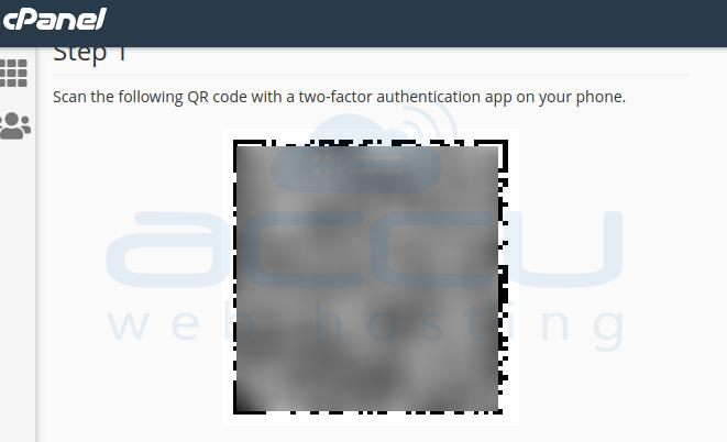 How to enable two factor authentication in cPanel? - cPanel & WHM Tutorials | AccuWeb Help Center