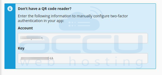 How To Enable Two Factor Authentication In Cpanel Cpanel And Whm Tutorials Accuweb Help Center
