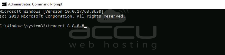 How To Run Tracert Or Traceroute In Windows And Linux Windows Vps Hosting Accuweb Help Center