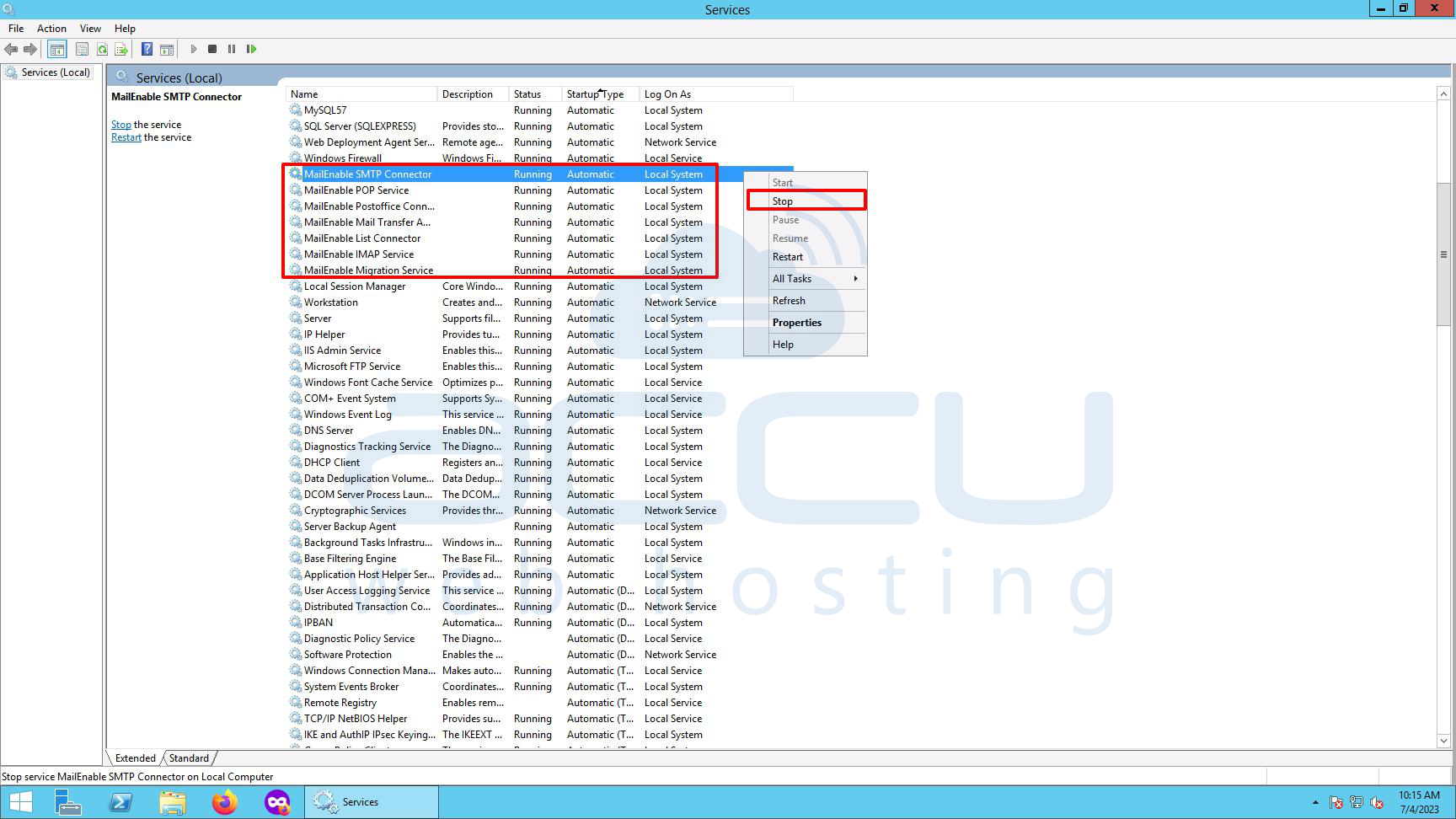 How To Reduce The Size Of Mailenable Log Files Mailenable Tutorials Accuweb Help Center 