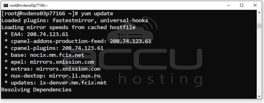 How To Install Ffmpeg In Whmcpanel Server Linux Vps Hosting Accuweb Help Center