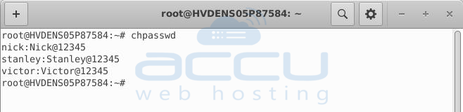 Explain Chpasswd Command In Linux With Examples Linux Commands Accuweb Help Center