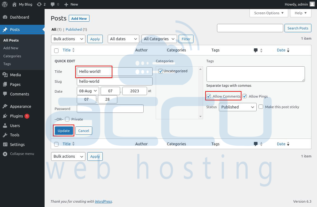 How to Enable or Disable Comments in WordPress? - AccuWebHosting