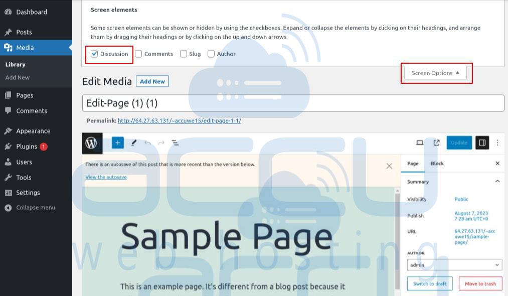How To Enable Or Disable Comments In Wordpress Wordpress Hosting Accuweb Help Center
