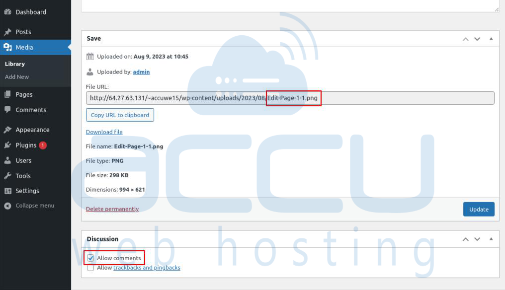 How To Enable Or Disable Comments In Wordpress Accuwebhosting