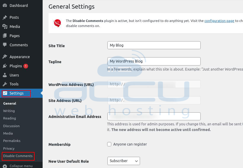 How To Enable Or Disable Comments In Wordpress Wordpress Hosting Accuweb Help Center