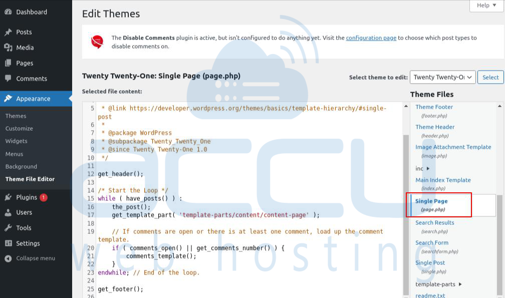 How To Enable Or Disable Comments In Wordpress Accuwebhosting 2191