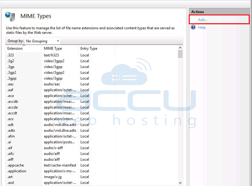How To Enable Webp Mime Type On Iis Windows Vps Hosting Accuweb Help Center