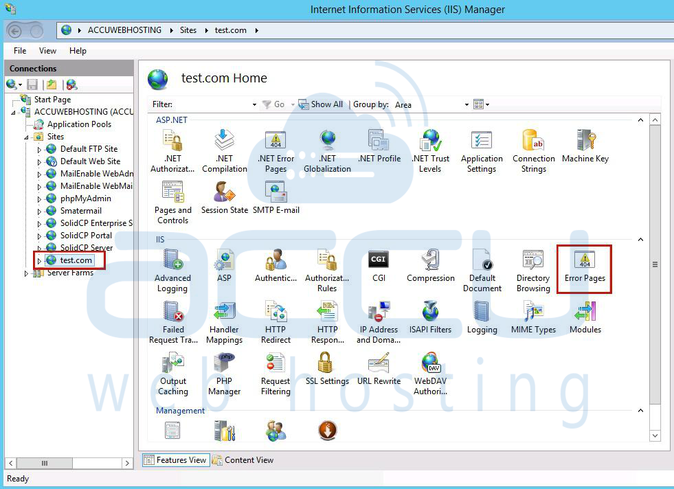 How To Enable Detailed Error From Iis Windows Vps Hosting Accuweb Help Center