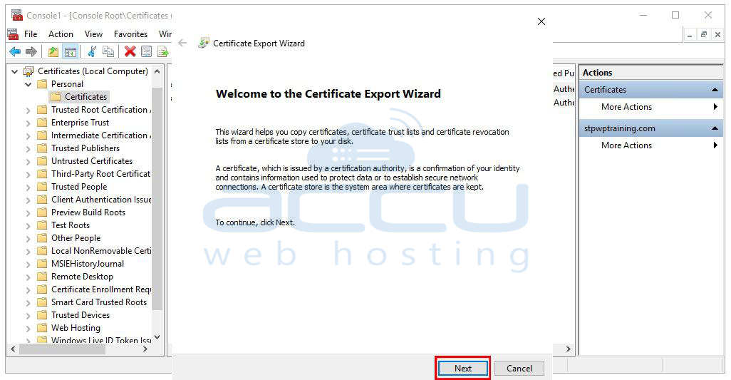 How Will You Generate A Pfx File From Windows And Linux Server Accuwebhosting
