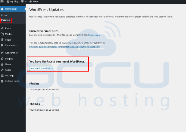 How To Update Your Wordpress Version Wordpress Hosting Accuweb