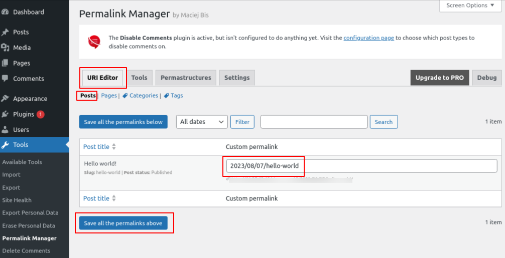 How to Change the Permalink of an Individual WordPress Post or Page ...