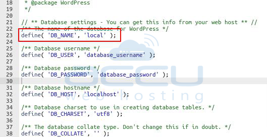 How To Find Out A Wordpress Database Name Wordpress Hosting Accuweb Help Center