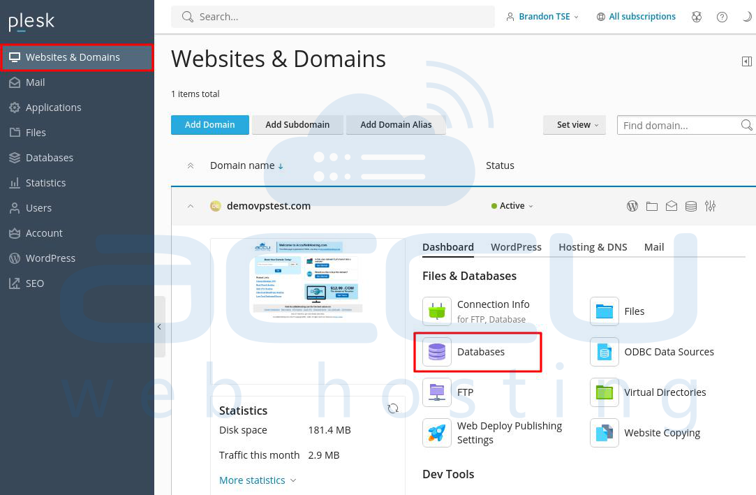How To Import A Mysqlms Sql Database Dump To A Mysqlms Sql Database In Plesk Database