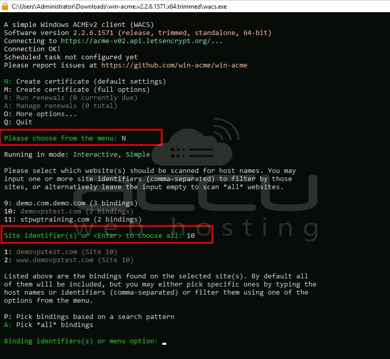 How To Install The Lets Encrypt Ssl Certificate In The Windows Vps Without A Control Panel 