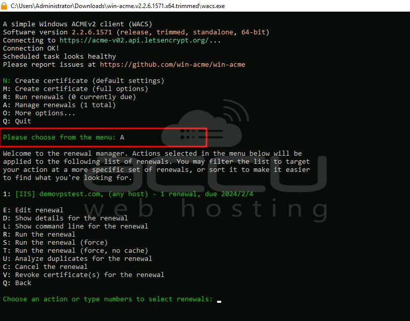 How To Install The Lets Encrypt Ssl Certificate In The Windows Vps Without A Control Panel