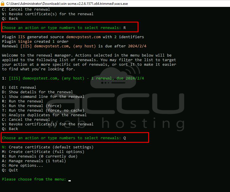 How To Install The Lets Encrypt Ssl Certificate In The Windows Vps Without A Control Panel