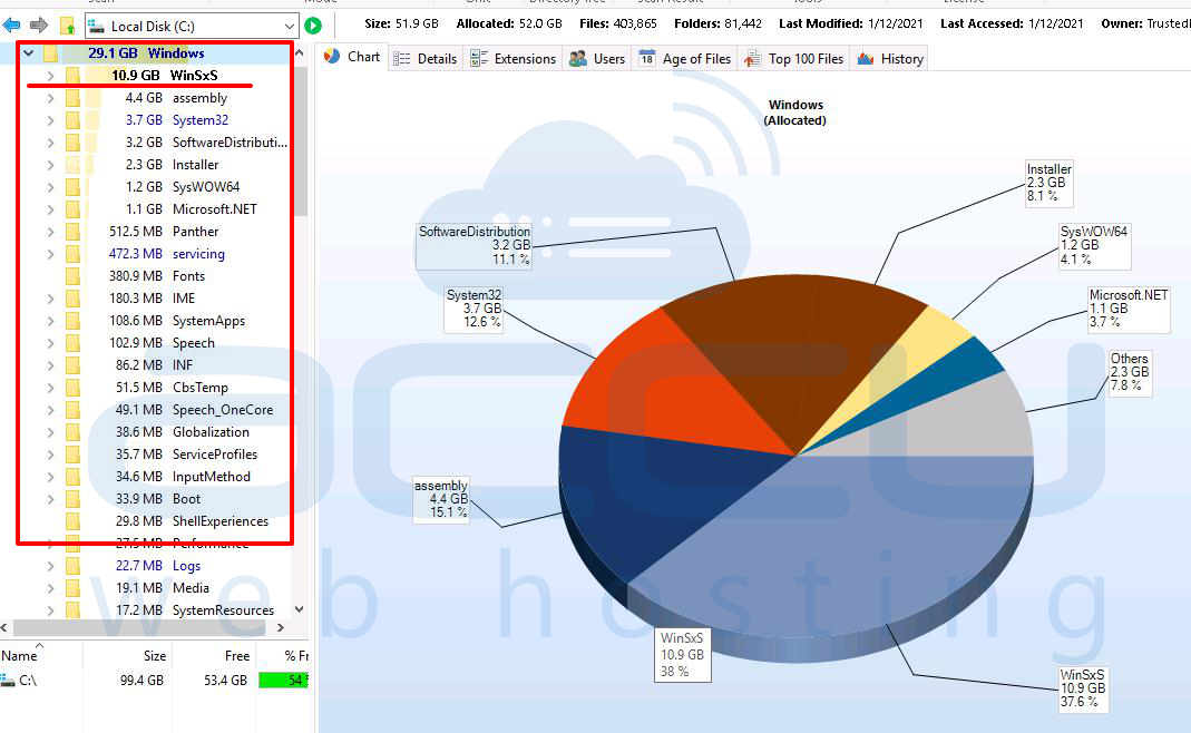 How To Find The Folders That Are Using High Disk Space In The Windows