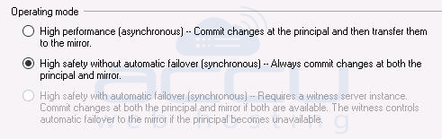 How to setup MSSQL database mirroring? - AccuWebHosting