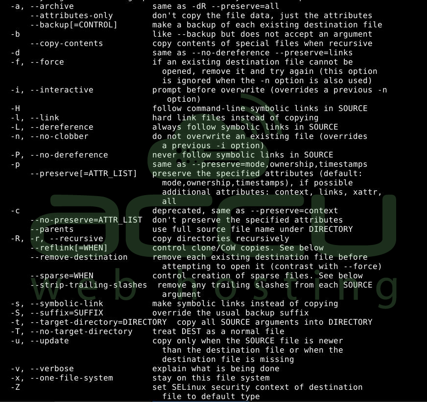 What Is Cp Command And What Is The Use Of It Linux Commands Accuweb Help Center