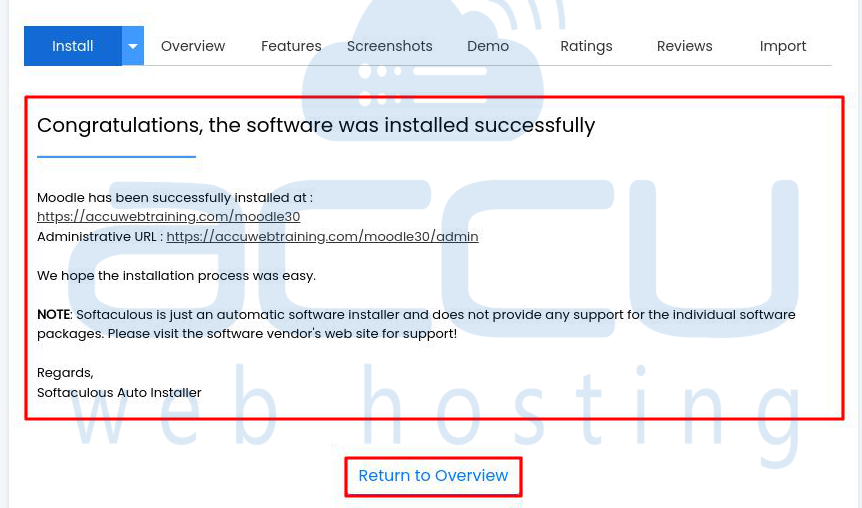 How To Install Moodle Using Softaculous In Cpanel Cpanel And Whm