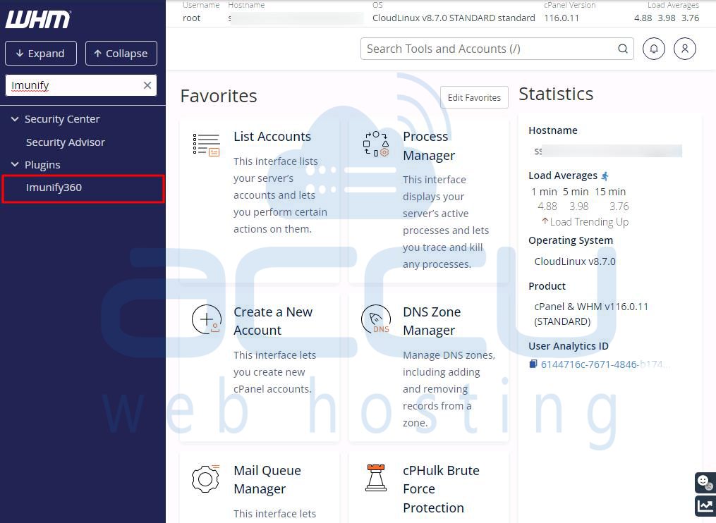 How to Blacklist/Whitelist IP Addresses in Imunify360? - AccuWebHosting