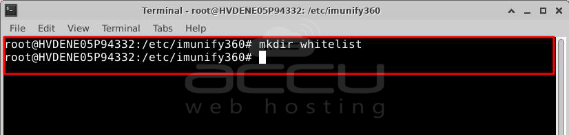 How to Blacklist/Whitelist IP Addresses in Imunify360? - AccuWebHosting