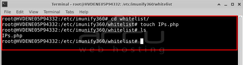 How to Blacklist/Whitelist IP Addresses in Imunify360? - AccuWebHosting