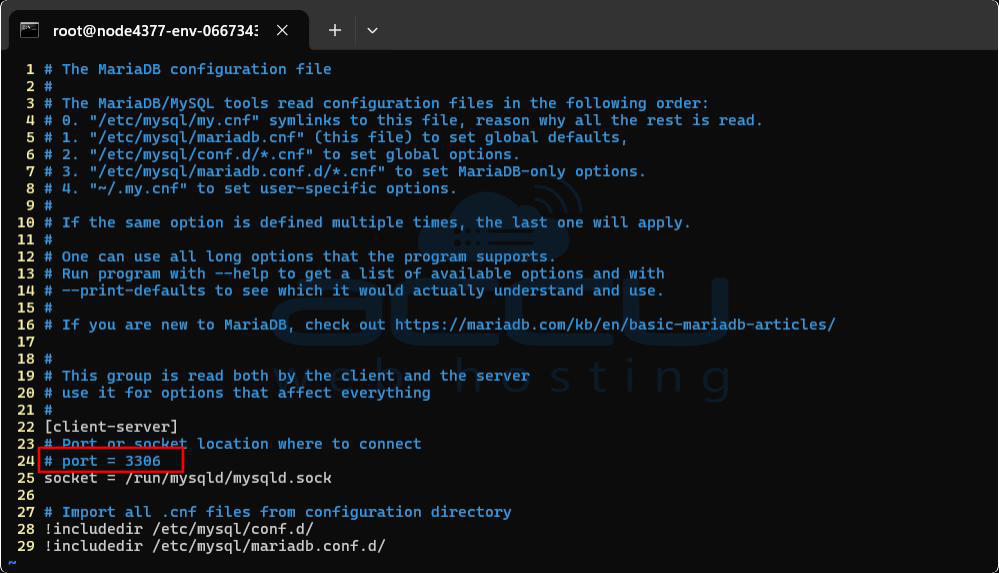 How Can I Determine The Port On Which Mysqlmariadb Is Running On An Ubuntu Server Mssql