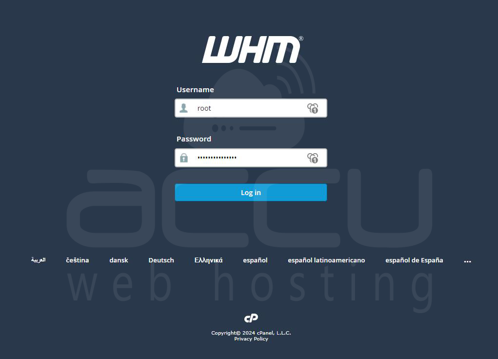 How To Access The In Browser Terminal Interface From Whm Cpanel And Whm Tutorials Accuweb 3086