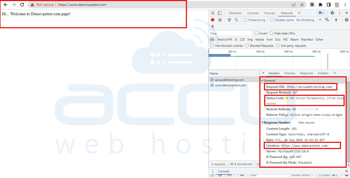 How to redirect a website to another website using the rewrite rule in the web.config file ...