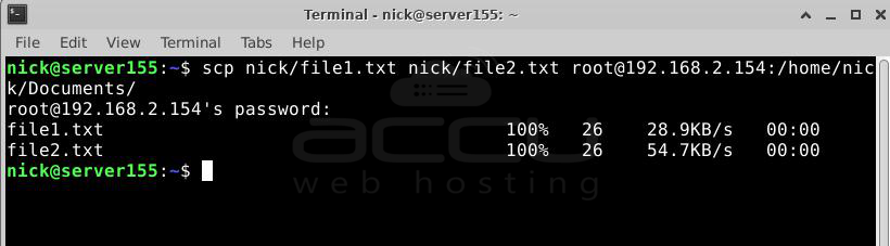 Explain The Scp Command In Linux With Examples Linux Commands Accuweb Help Center