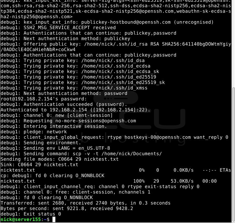 Explain The Scp Command In Linux With Examples Linux Commands Accuweb Help Center