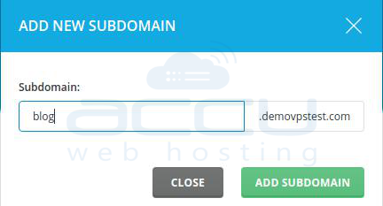 How to add sub-domain in DirectAdmin? - AccuWebHosting