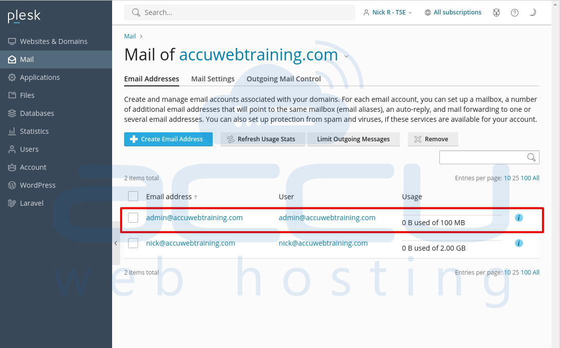 How to resolve 550 Mailbox quota exceeded? - AccuWebHosting