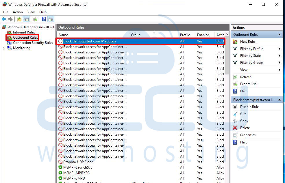 How To Block An Ip Or A Website Using Powershell In A Windows Server