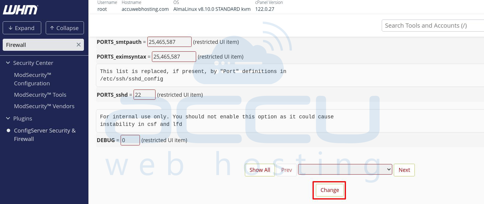 How to block countries in CSF firewall? - AccuWebHosting