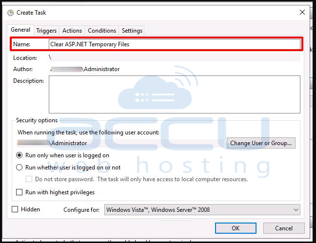 How to automate the process of clearing ASP.NET temporary files? - AccuWebHosting