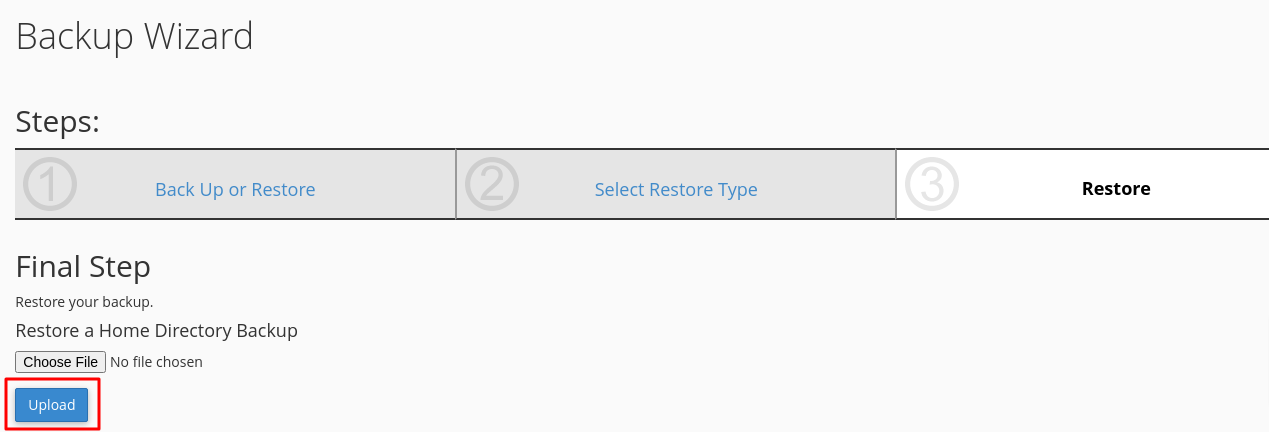 How To Restore Your Entire Website From Cpanel Backup Cpanel And Whm Tutorials Accuweb Help