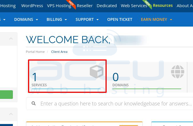 How To Check Vps Bandwidth Usage From Accuwebhosting Client Area Tools And Tips Accuweb