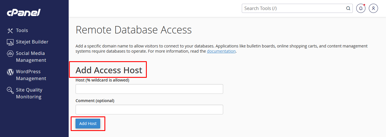 How Do I Give Someone Access to My cPanel Features? - AccuWebHosting