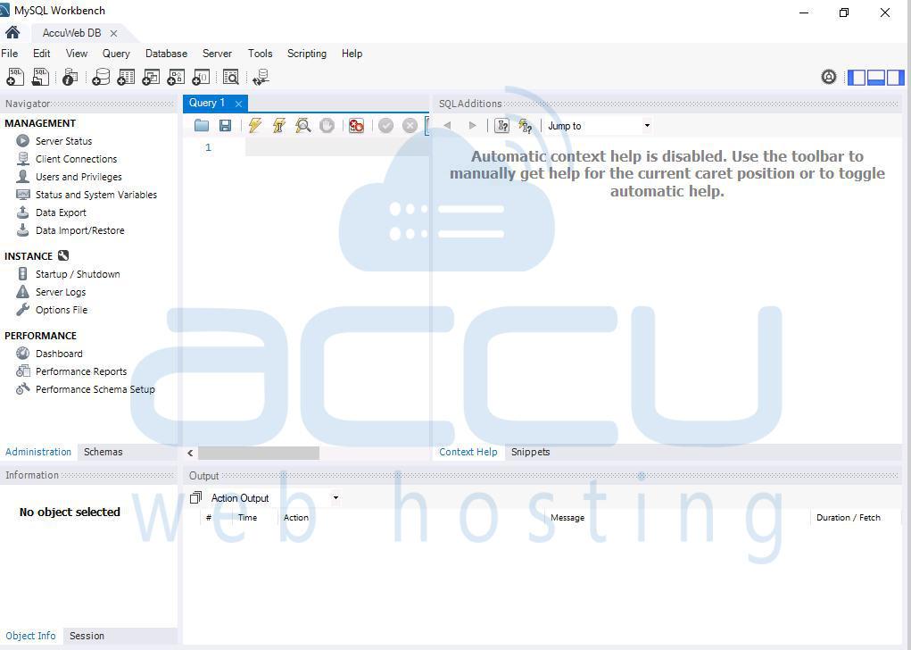 How do I connect MySQL database via MySQL Workbench? - AccuWebHosting